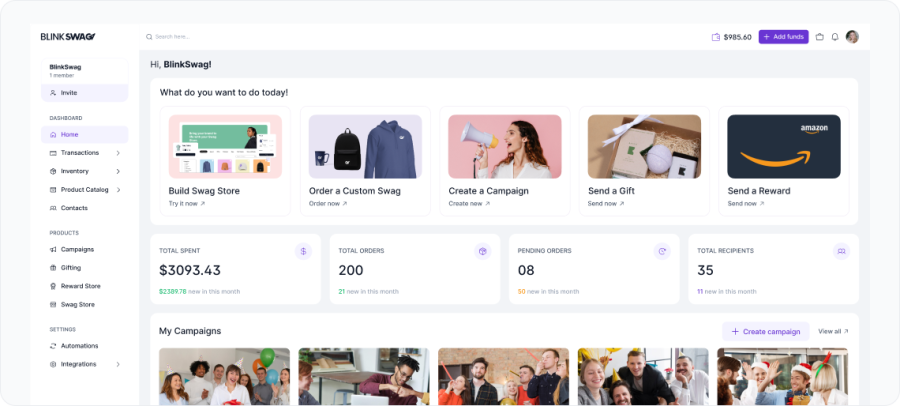 BlinkSwag - Custom Swag Solutions